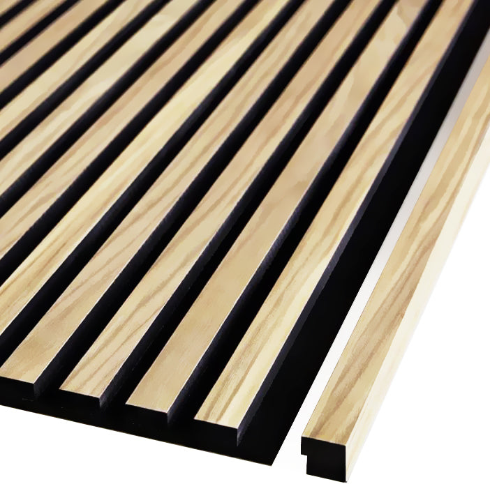 Light Oak Wood Slat Panels Edge – Like a Bossanova Home