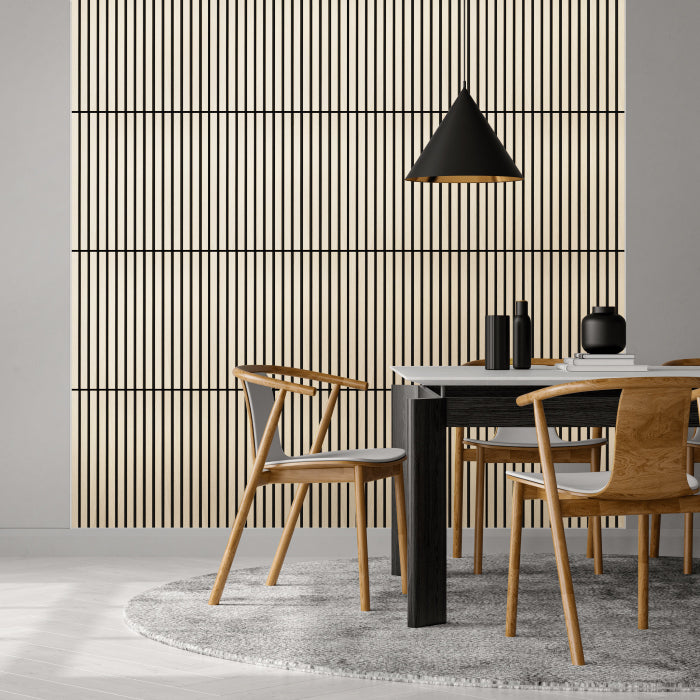 Light Oak Wood Slat Tiles – Like a Bossanova Home